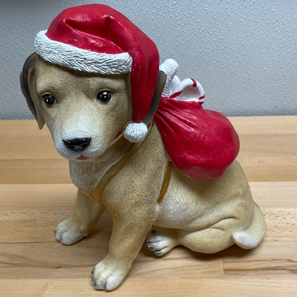 Humane Society | Accents | Golden Lab Santa Puppy Labrador Retriever ...